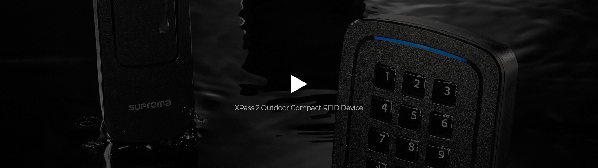 Compact Outdoor RFID Reader - XPass 2 | Suprema